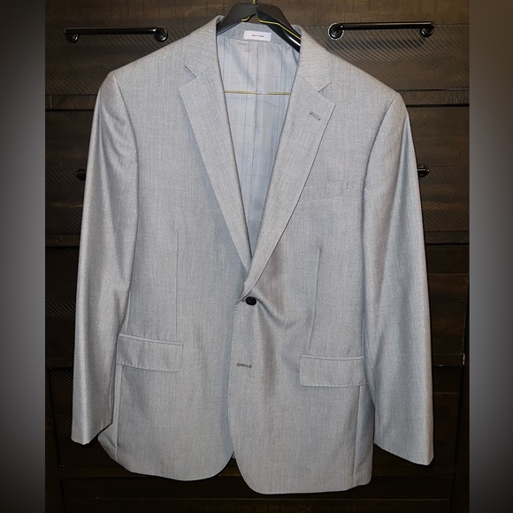 jf j.ferrar | Suits & Blazers | J Ferrar Grey Suit Jacket Size 44r Slim ...